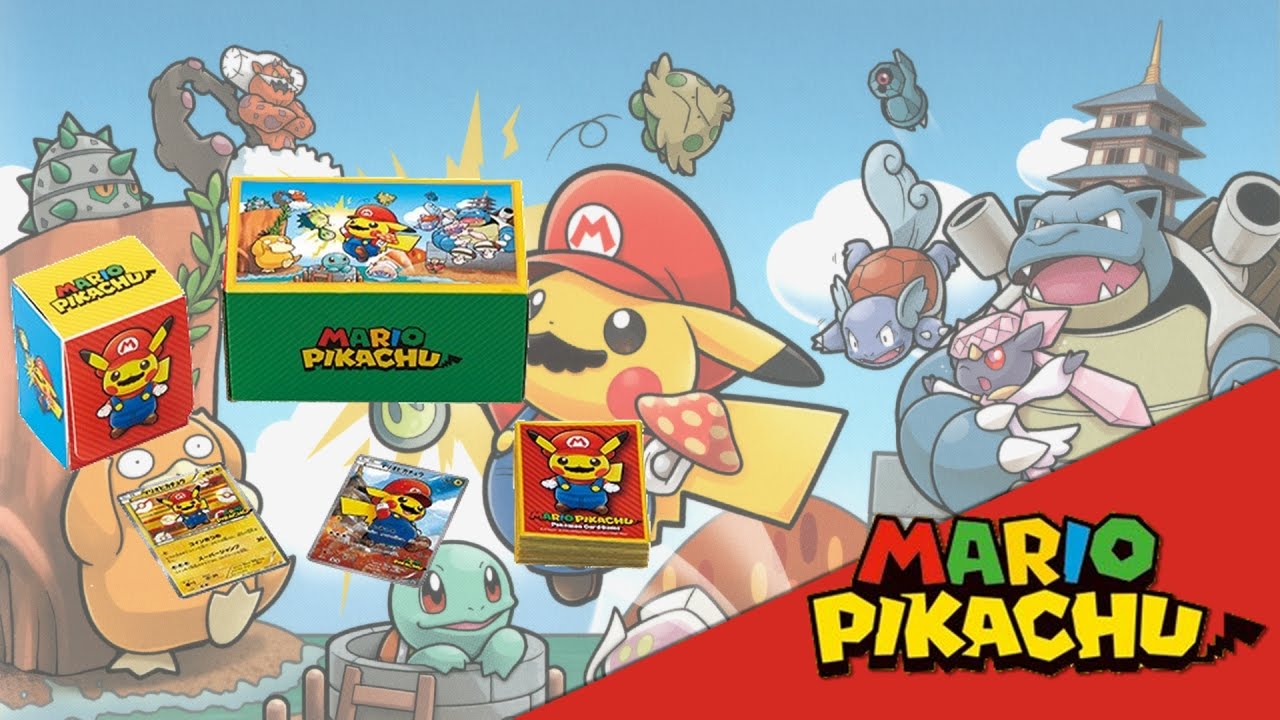 Pokémon TCG Mario Pikachu Special Box - YouTube