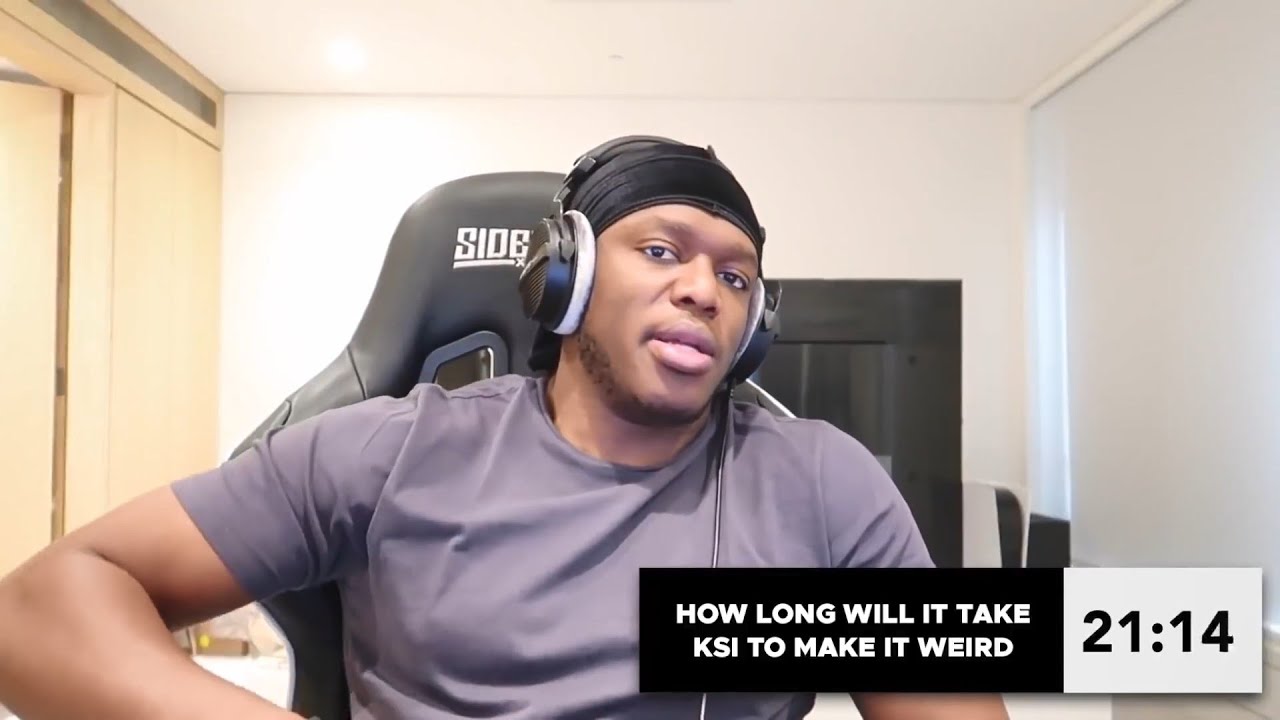 KSI Puts His Hands Down His Pants Mid Video - YouTube