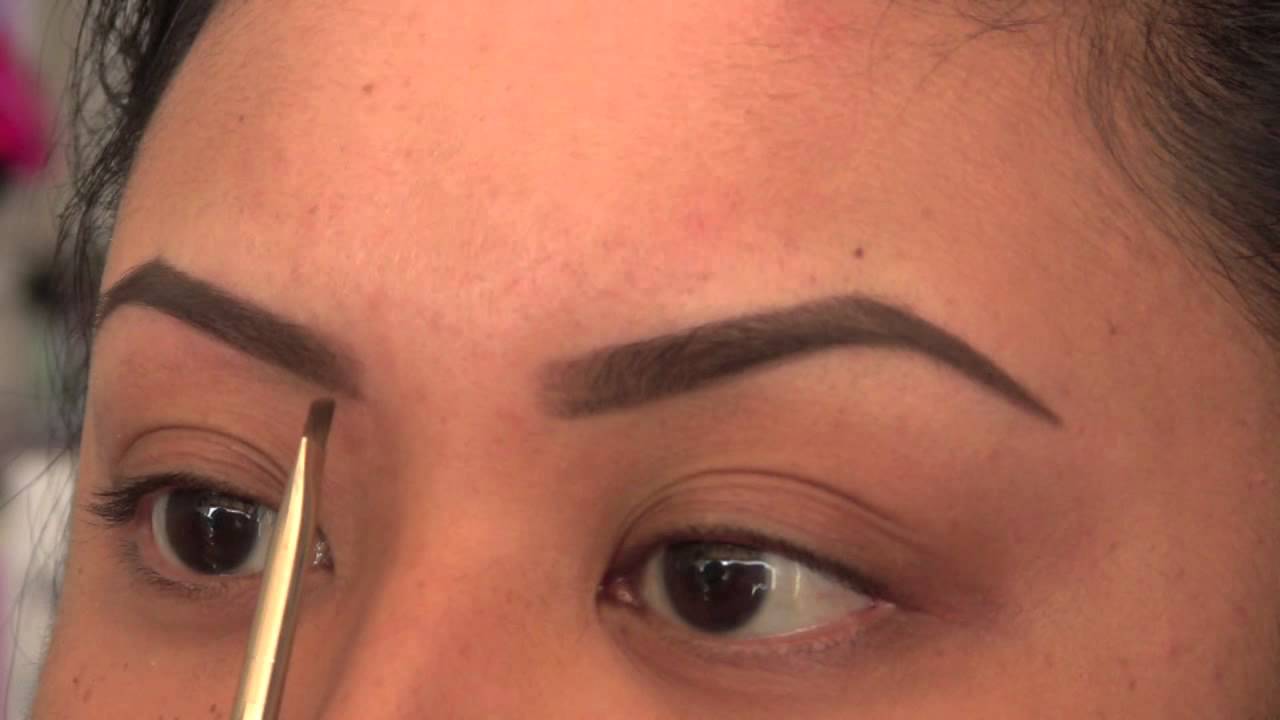 [BROW Tutorial] :: Pencil & Powder method - YouTube