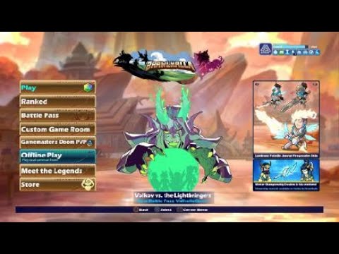 Brawlhalla title screen - YouTube