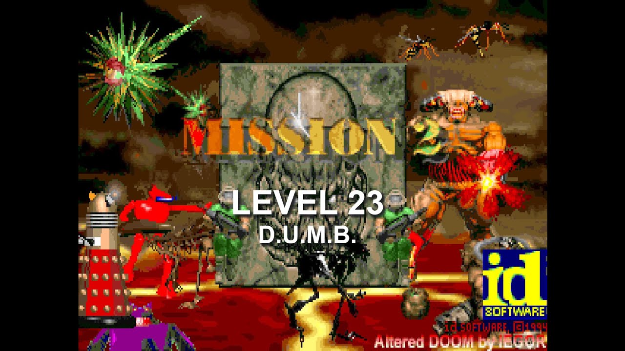 DOOM 2 Mission2 Level 23 - YouTube