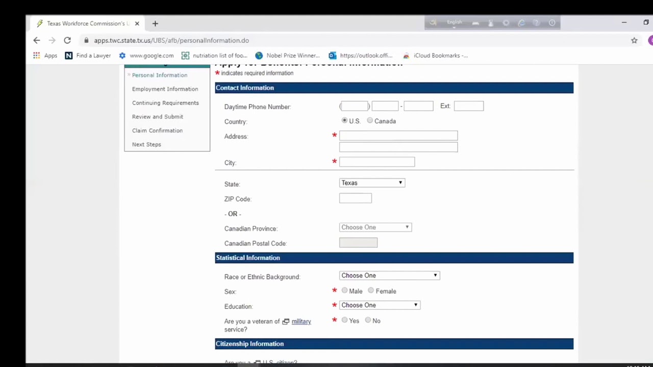 TX Unemployment Application Instructions (Rohingya Language) - YouTube