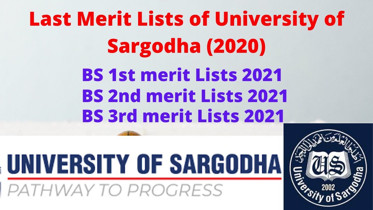 Closing Merit List of BS Programs University of Sargodha | UOS Merit ...