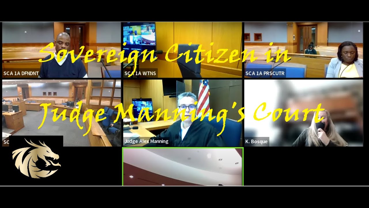 Sovereign Citizen in Judge Manning's Court - YouTube