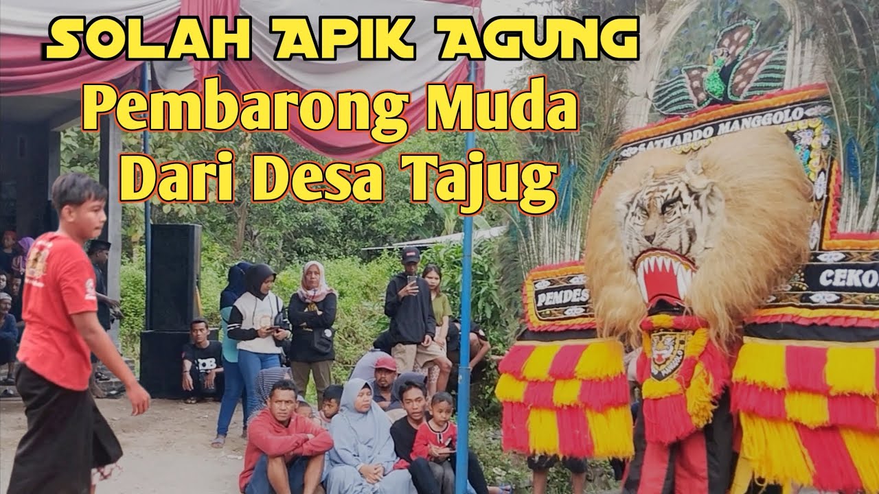 Solah Apik Pembarong Reog || Agung Dari Desa Tajug - YouTube