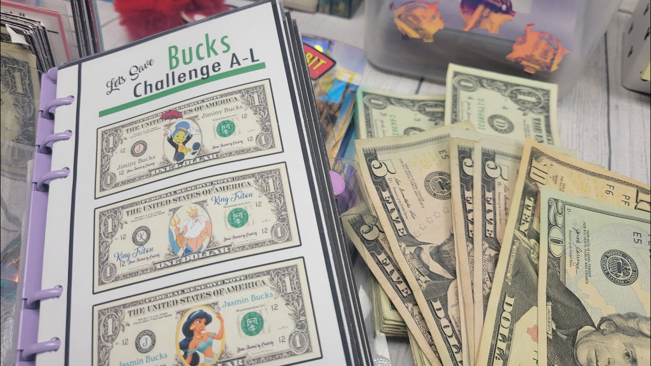 Lets save $160 00 with savings challenges A-L Bucks - YouTube