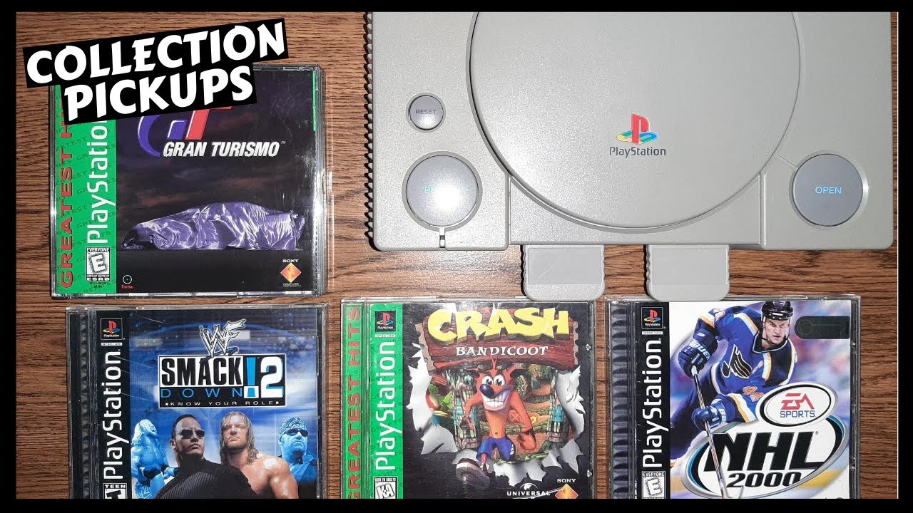 PLAYSTATION ONE & GAMES || COLLECTION PICKUPS - YouTube