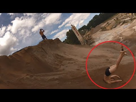 I NEARLY BROKE MY NECK!! TRIPLE BACKFLIP FAIL💥💫😨 - YouTube