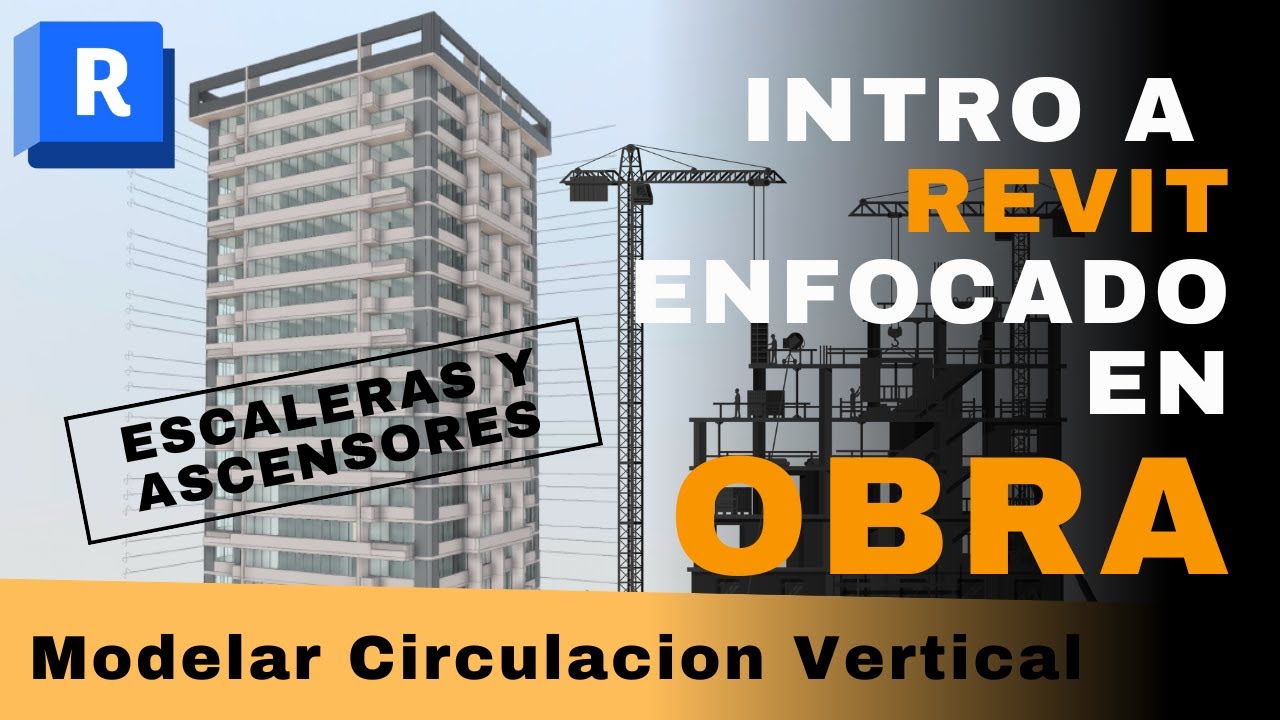 27. Modelar y Ajustar Escaleras y Ascensores | Tutorial Intro a Revit ...