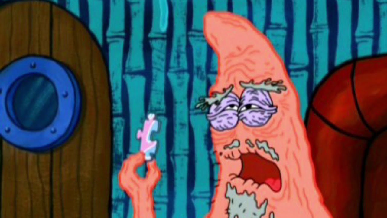 Patrick Star As An Old Man