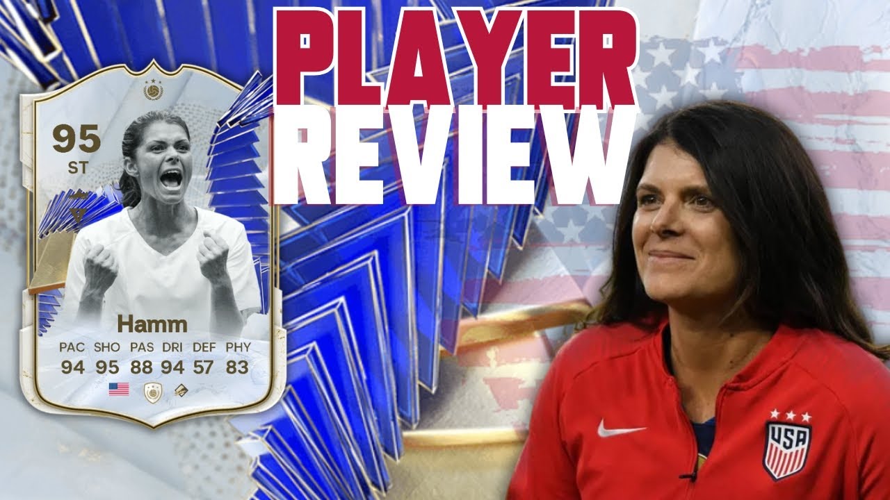 This Card is UNREAL !!! 95 MIA HAMM TOTY ICON PLAYER REVIEW | FC 24 ...