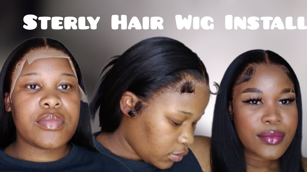 WATCH ME INSTALL THIS WIG ft. Sterly Hair || South African YouTuber 🇿🇦 ...