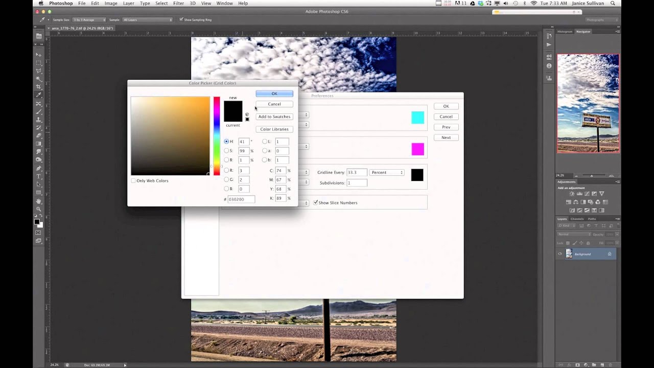 How To Make The Rule Of Thirds Grid In Adobe Photoshop YouTube