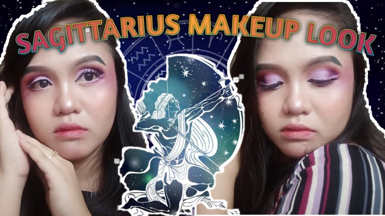 Sagittarius makeup look|| Zodiac sign Edition - YouTube