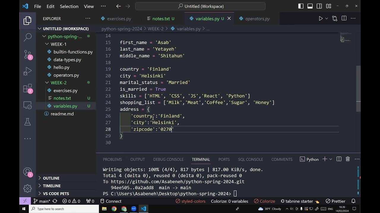 Python for Beginners: Python Variables Explained - Lesson 5 - YouTube