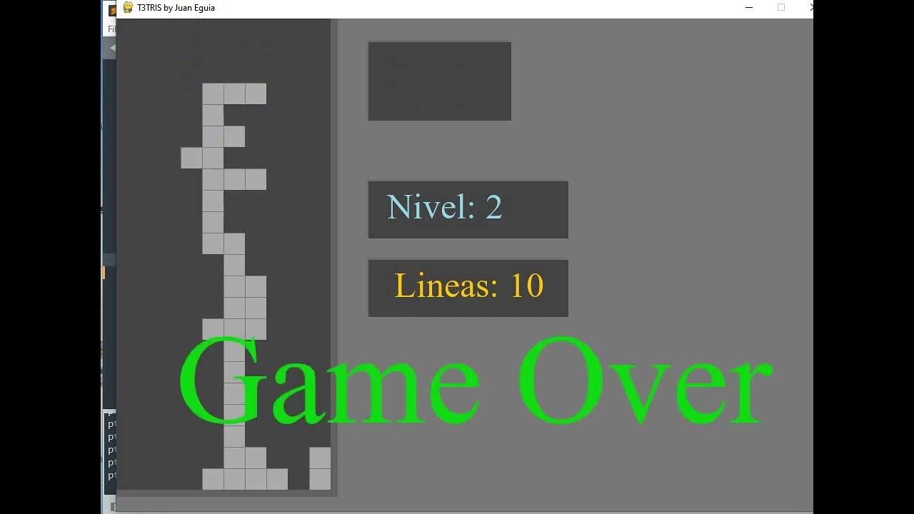 Juego tipo Tetris en pygame - YouTube