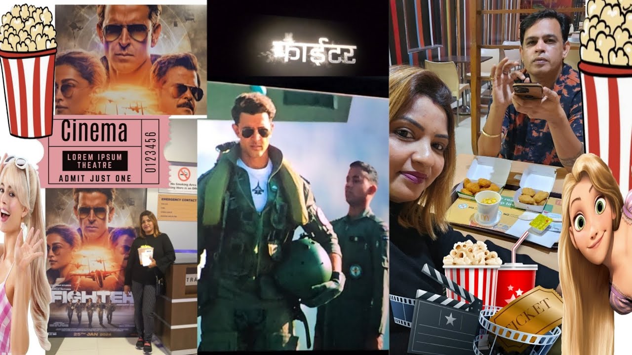 Fighter movie dekhne gaye aur kaafi enjoy kiya humne - YouTube