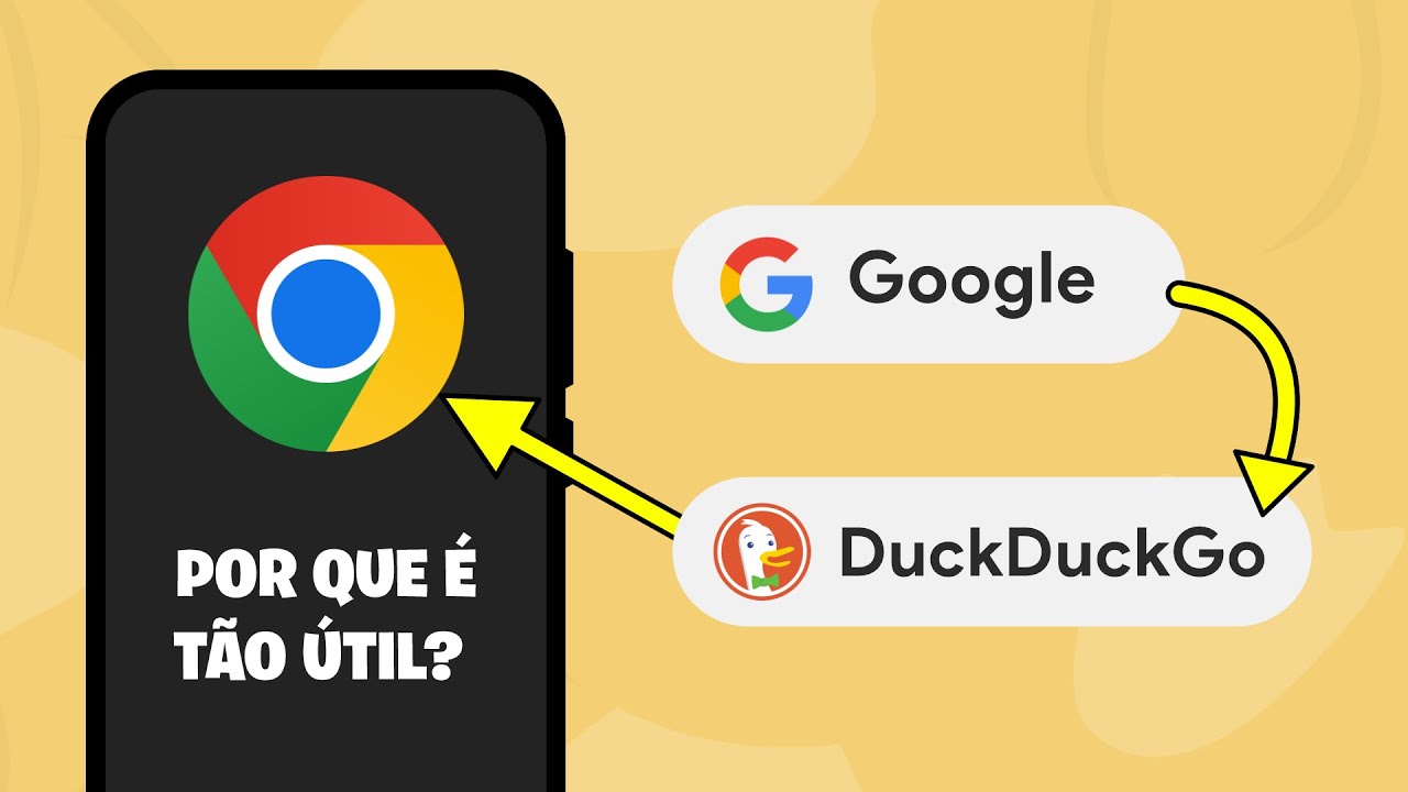 Como usar o DuckDuckGo direto no Google Chrome - Tutorial Android - YouTube