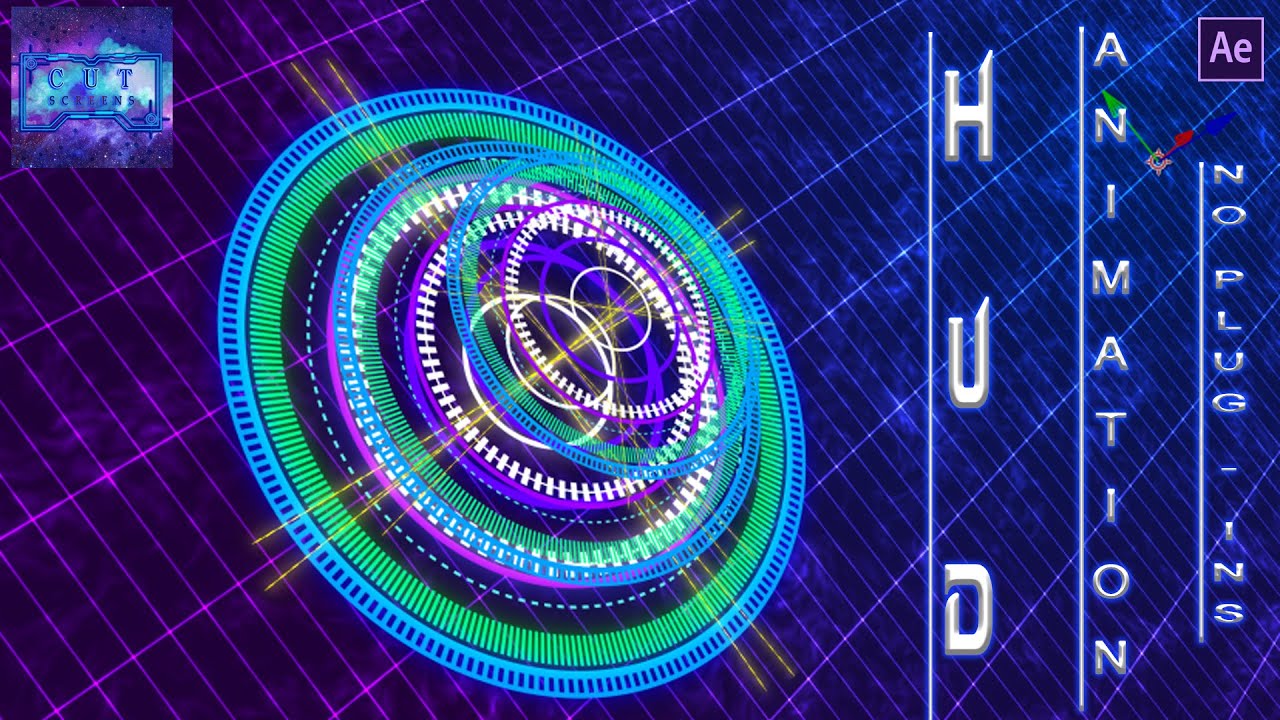 After Effect Tutorial | HUD Animation | Without Plugins | Class 01 ...