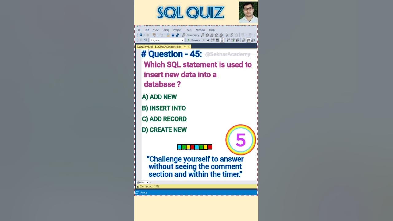 SQL Quiz 45 || #sql #mysql #coding #quiz #interview #mcq #shorts #viralvideo #reels ...