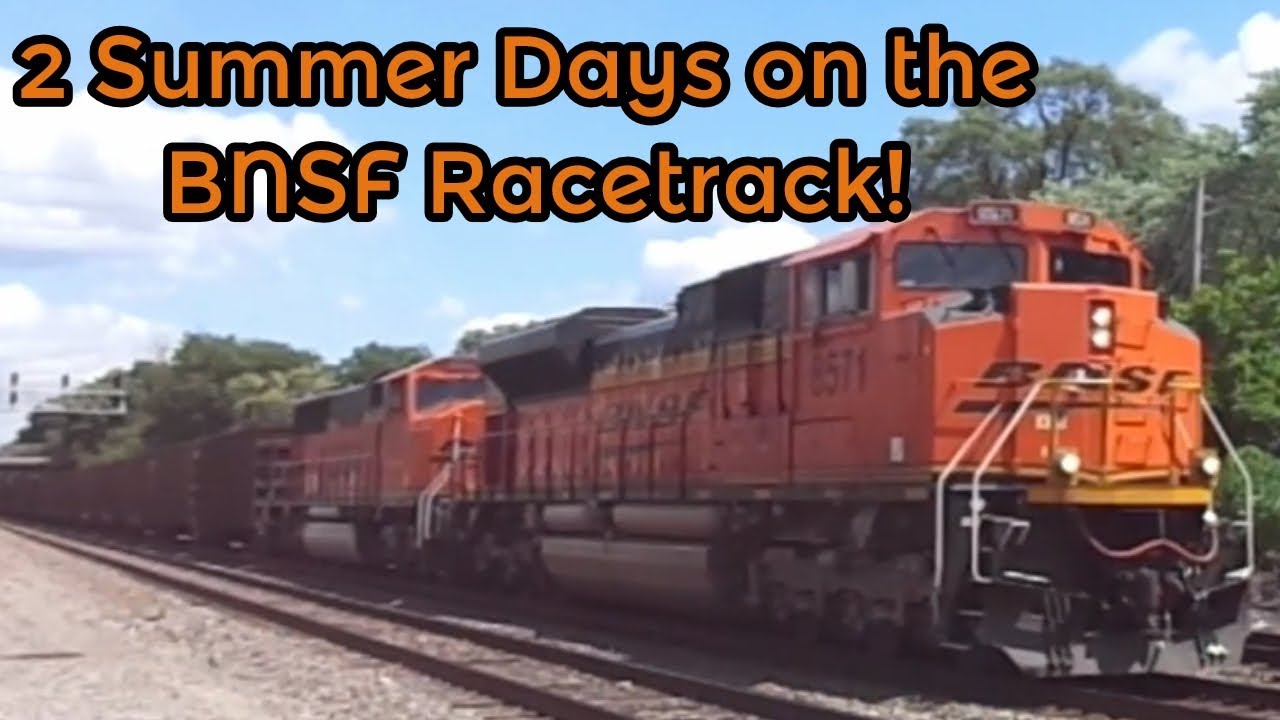 [HD] 2 Summer Days on the BNSF Racetrack! Featuring SD75's and H1's! - YouTube