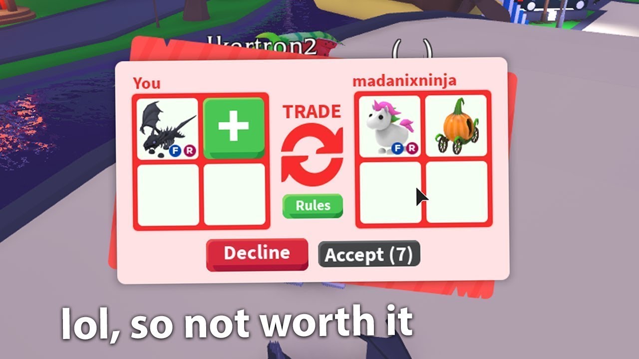 Trading FR Shadow Dragon!-Adopt Me! - YouTube