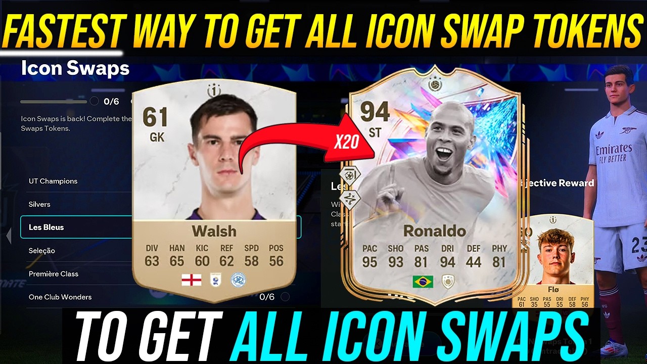 How To Get All ICON SWAPS in SHORTEST AMOUNT of Time & Games - FC 26 ...