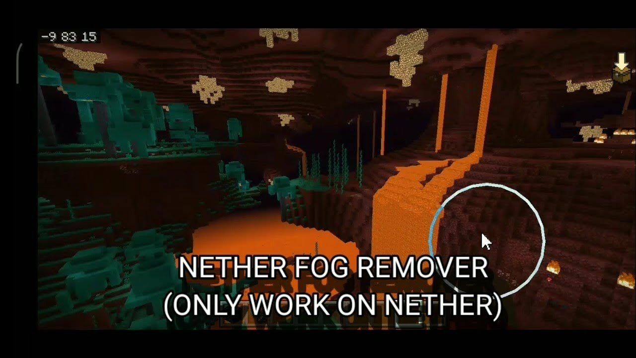 nether fog remover 1.19 ( 1.17+ ) MCPE MINECRAFT - YouTube