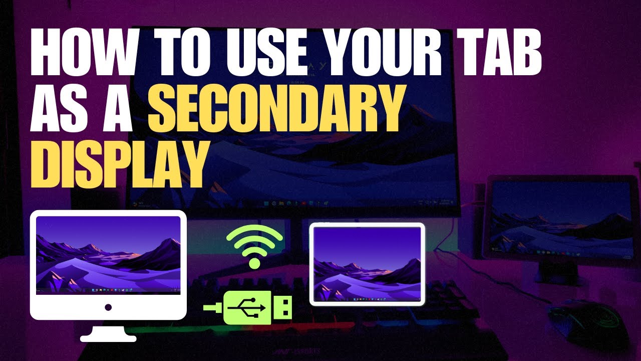 How to Turn Your Old Tablet into a Secondary Display for Your PC - YouTube