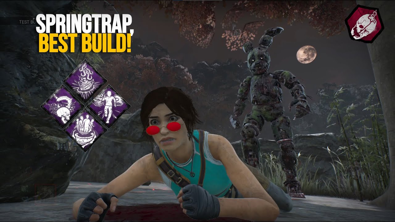 SPRINGTRAP BEST BUILD! | DBD NO COMMENTARY - YouTube