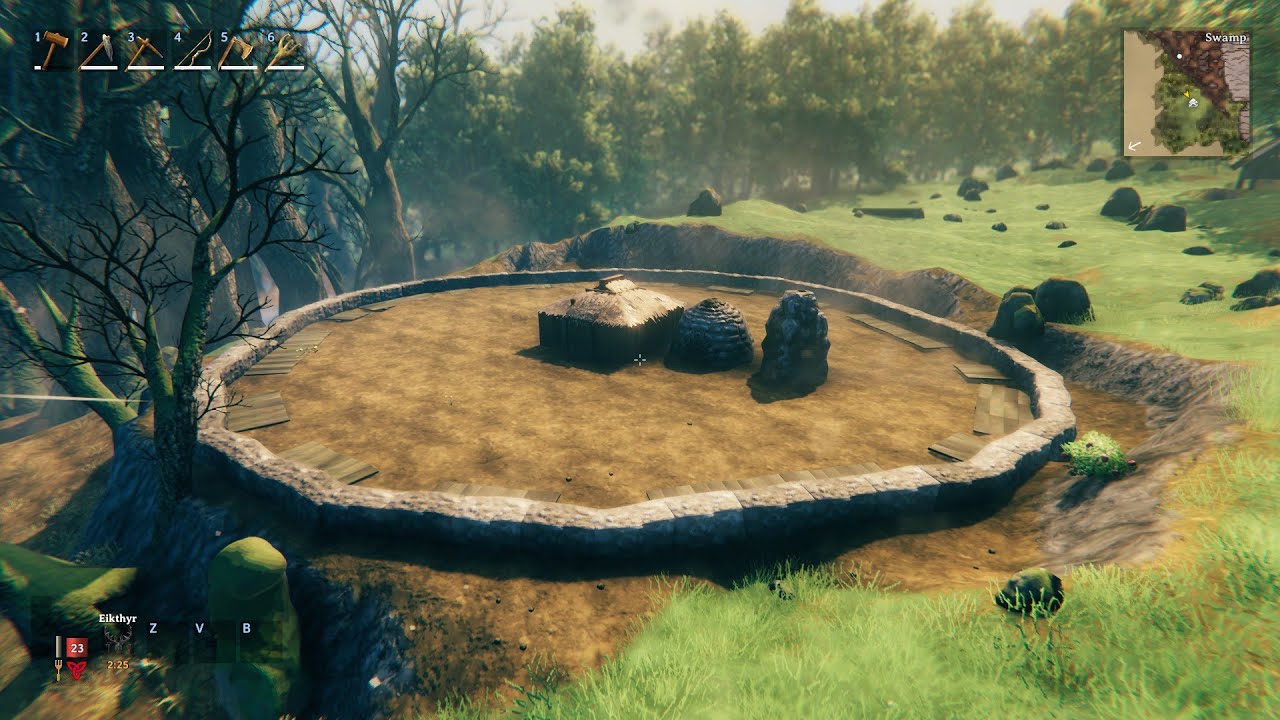 Valheim coal and surtling core spawner outpost - YouTube