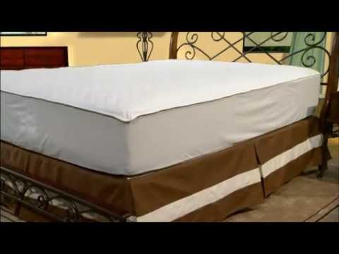 Protect A Bed - Quilt Guard Cotton Mattress Protector - YouTube