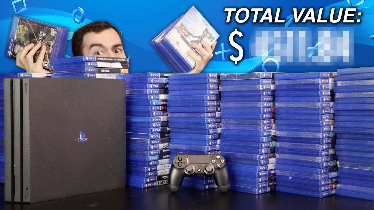 My PlayStation 4 Physical Games Collection So Far (180+ Games and Total ...