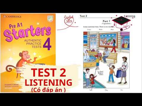 STARTERS AUTHENTIC 4 TEST 2 LISTENING - YouTube