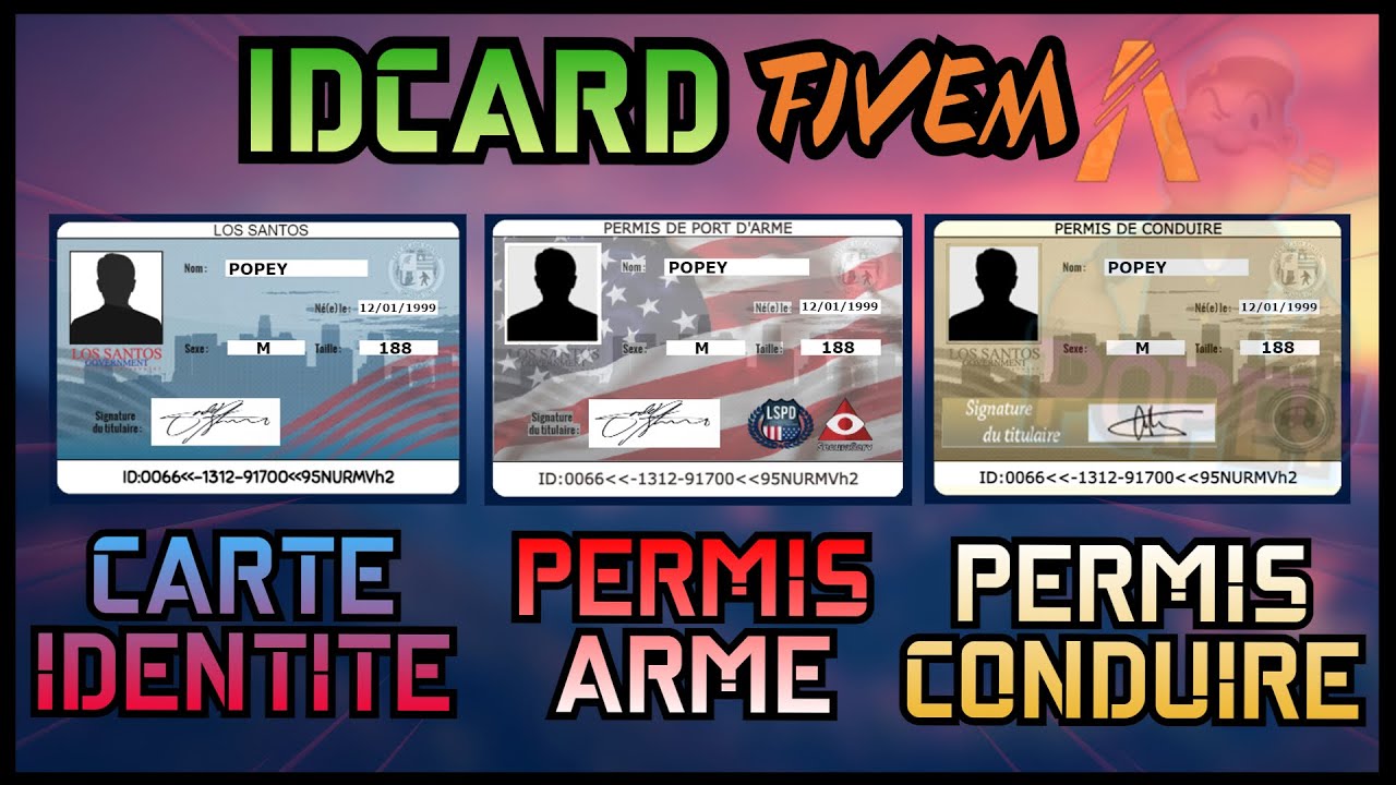 FIVEM SCRIPT | JSFOUR-IDCARD - YouTube