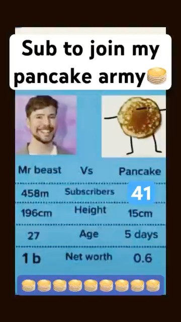 Sub to join my pancake army🥞 #pancake #memes #food #funny - YouTube