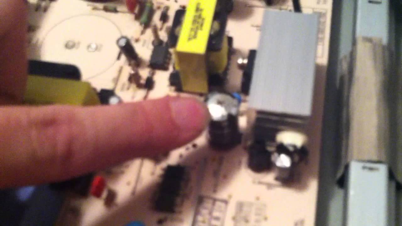 Lg 37lc7d wont turn on fix - YouTube