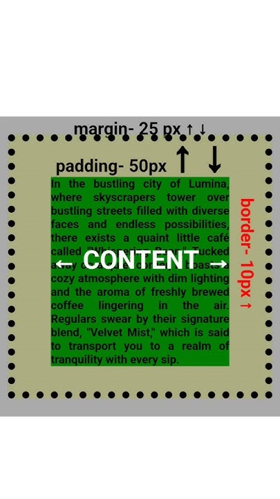 Css Margin And Padding Html Css Shorts Viral Html Css Coding Frontend Javascript