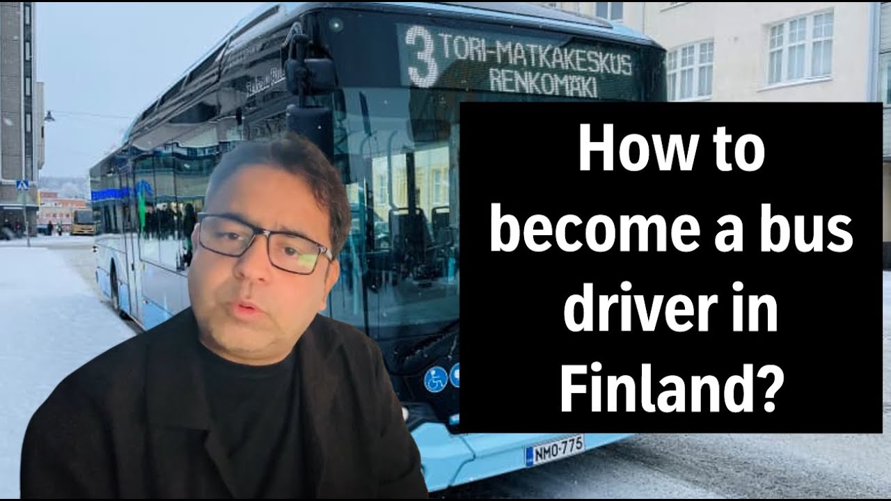 Move to Finland: Bus driver jobs for foreigners - YouTube
