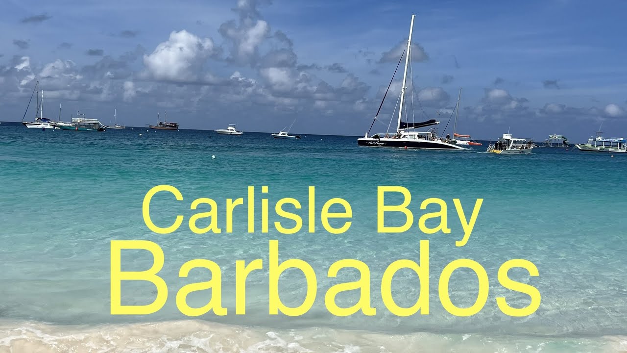 Most beautiful beach in Barbados? - Carlisle Bay, Bridgetown - YouTube