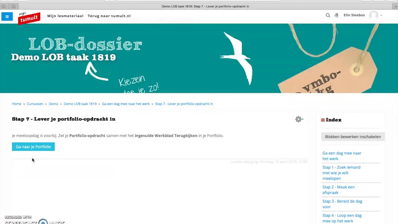 Demo LOB-portfolio in Mijn Tumult - YouTube
