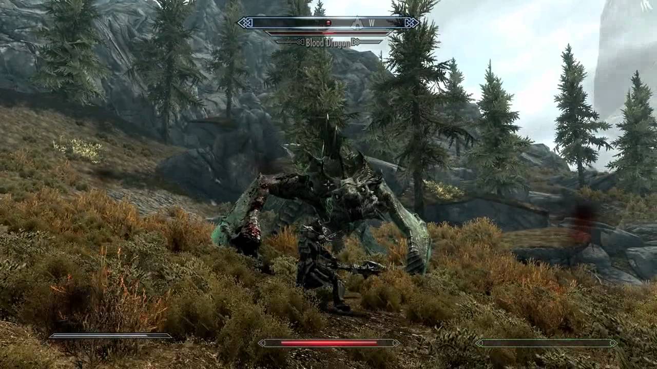 Skyrim - How to absorb a Dragon Soul - YouTube