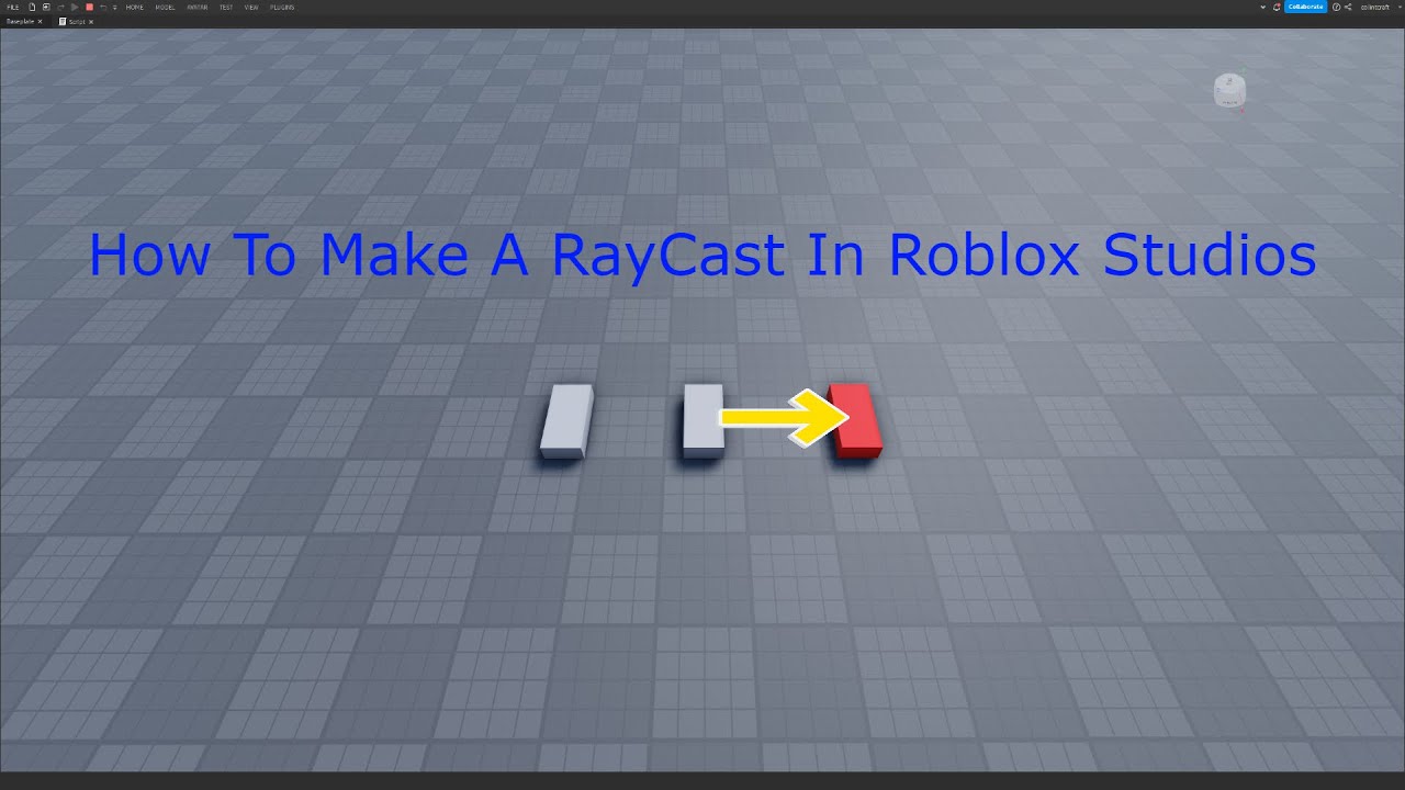 How To Make A RayCast In Roblox Studios - YouTube