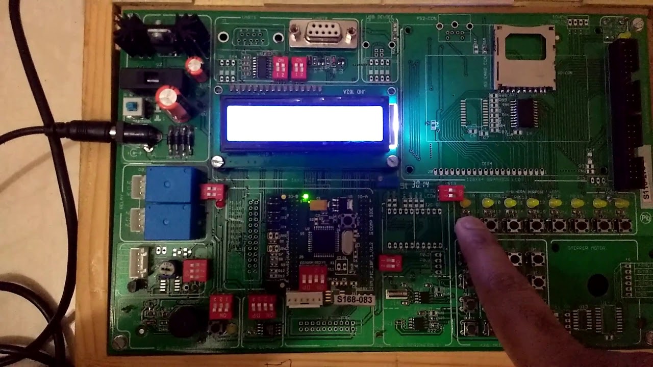 Pract 6 interfacing button, LED, relay & buzzer - YouTube