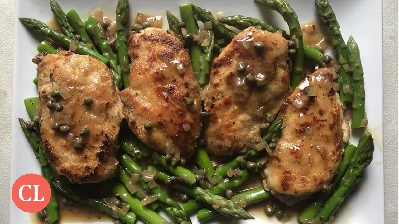 Chicken-Asparagus Piccata | Cooking Light - YouTube