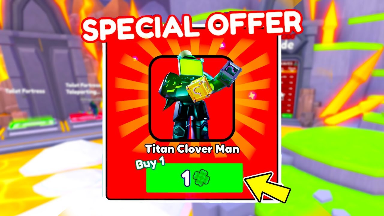 😍OMG!! I got NEW TITAN CLOVER MAN in Toilet Tower Defense🤑 - YouTube