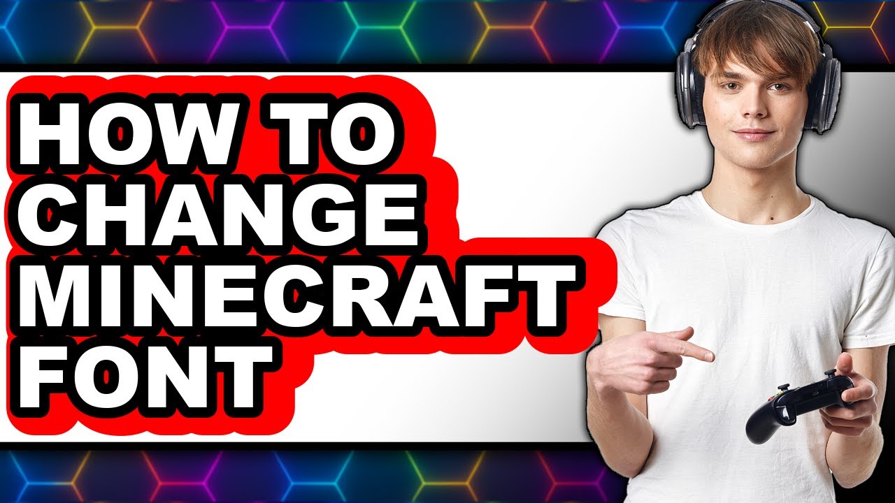 How to Change Minecraft Font (easy Method) - YouTube
