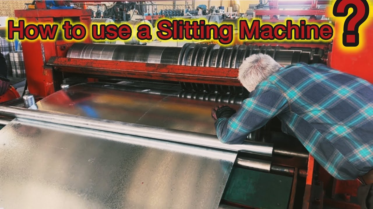 [Steel Slitting Line Process]: How to use a Slitting Machine?! - YouTube