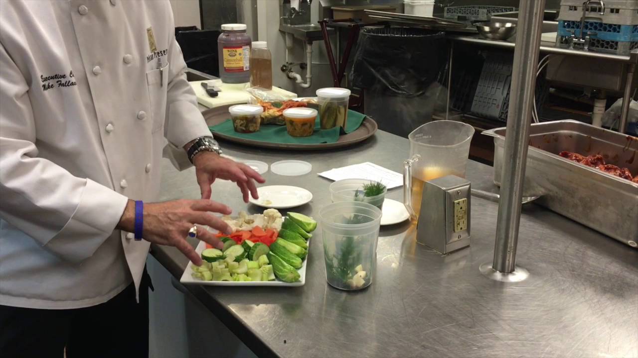 Chef Mike Makes Fresh Pickled Vegetables and Pickles - YouTube