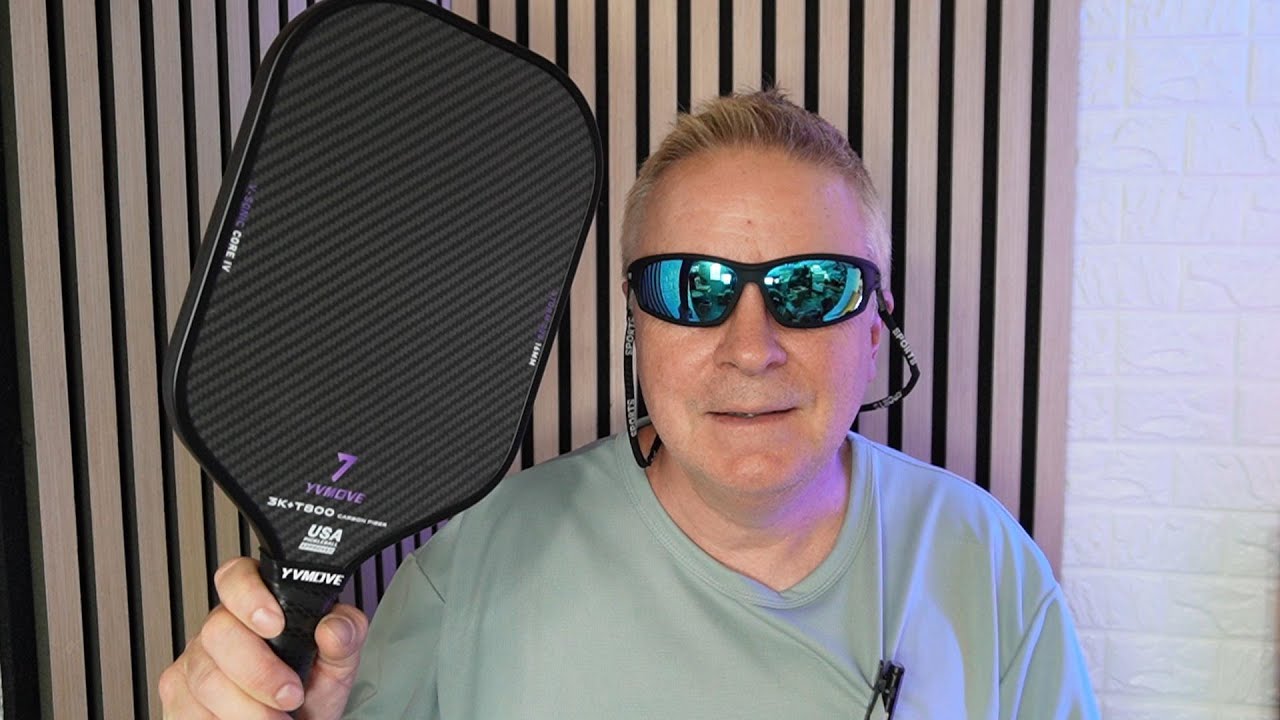 YVMOVE STORM OO8 3K T800 Carbon Fiber Pickleball Paddle Unboxing REVIEW ...